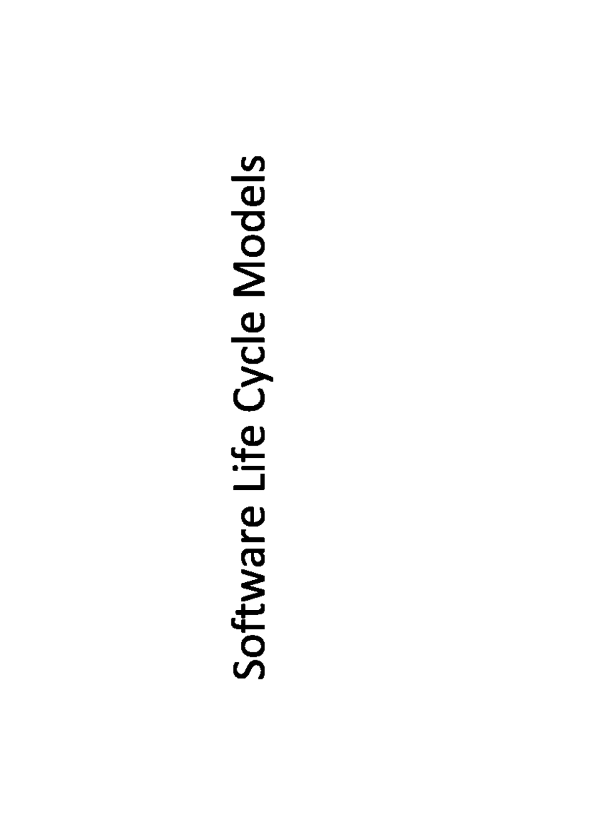 SDLC Models - Software Life Cycle Models Software Life Cycle Models ...