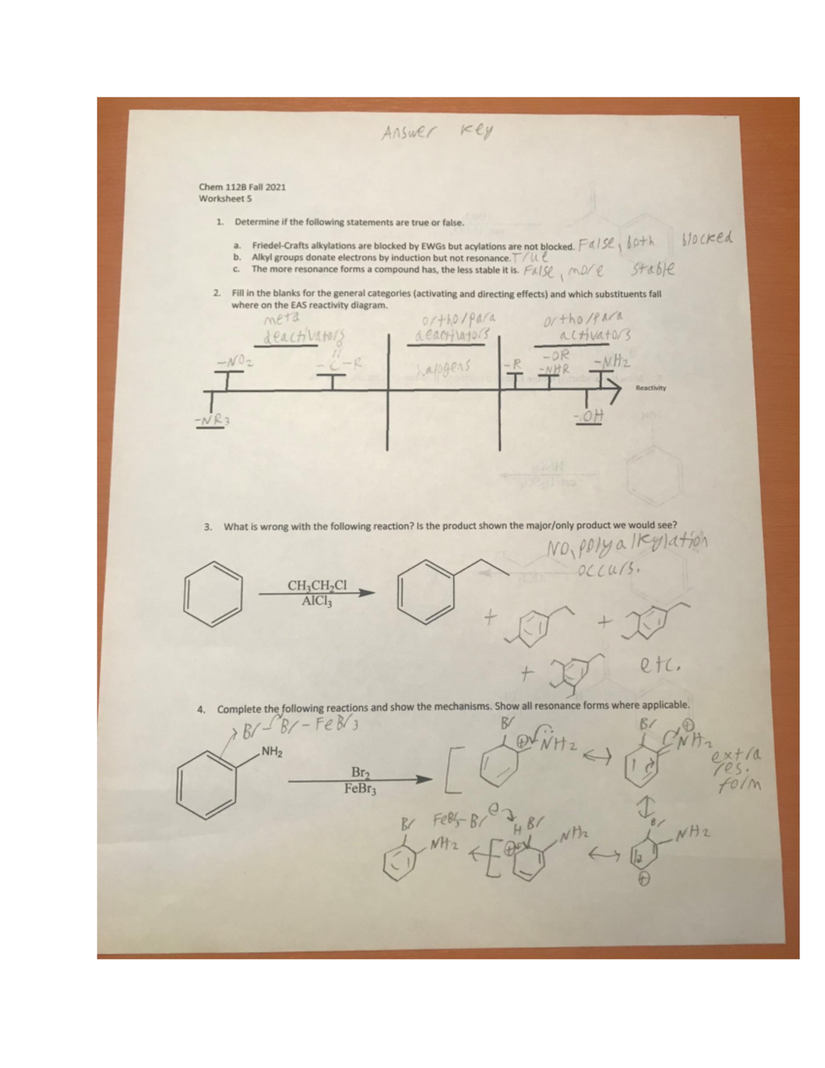 WS 5 key - super helpful and challenging practice problems dealing with ...