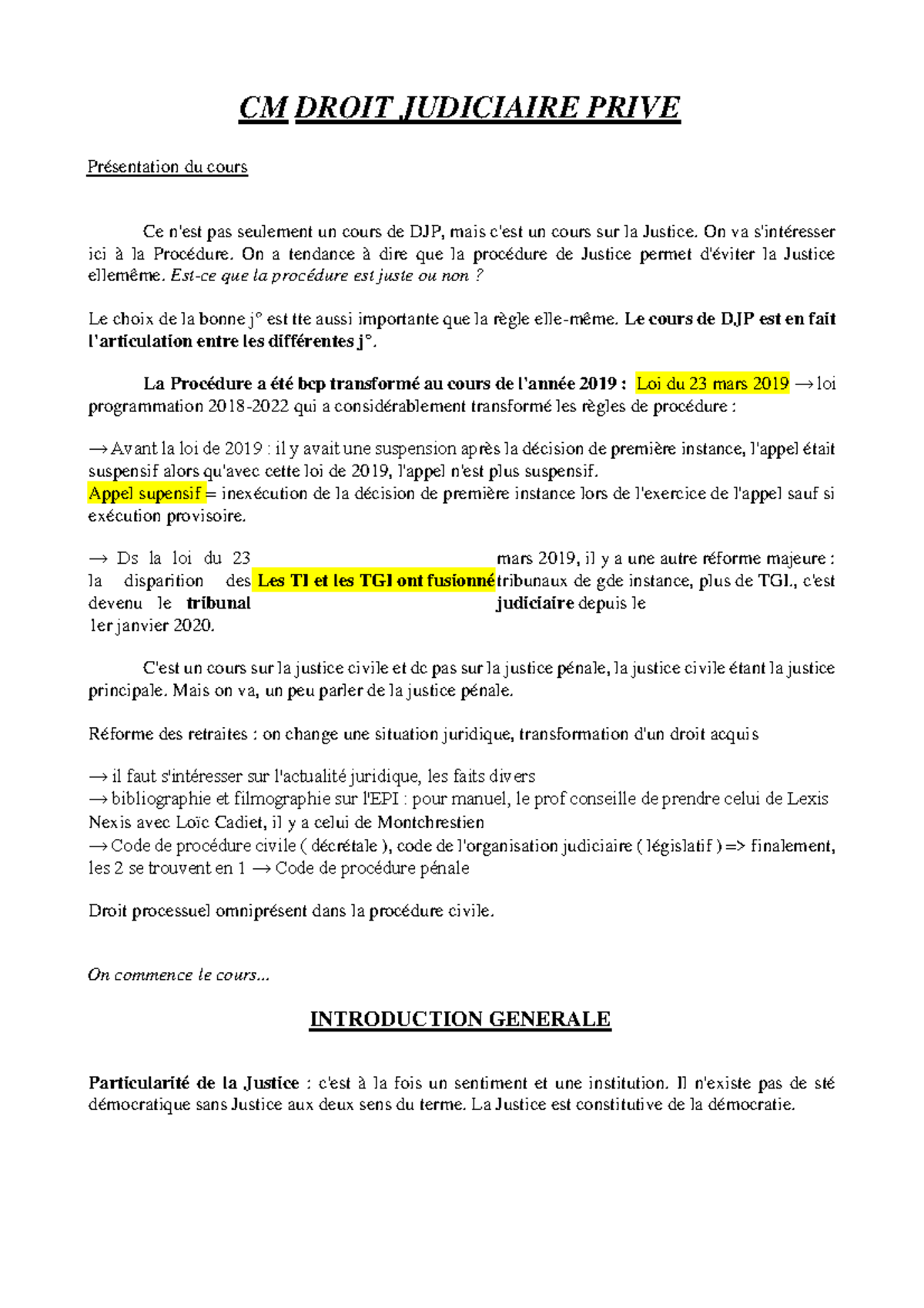 Droit Judiciaire Privé - Warning: TT: undefined function: 32 Warning: TT: undefined function: 32 ...