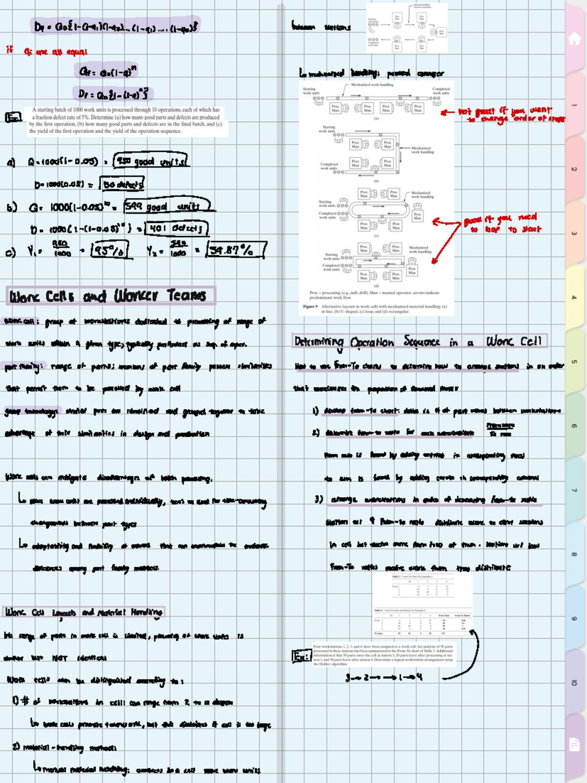 Ise 131 Notes 4 - De = QoEl-(l-9 , )(l-92)... (1 - 9) .... (l-qn)3 ...