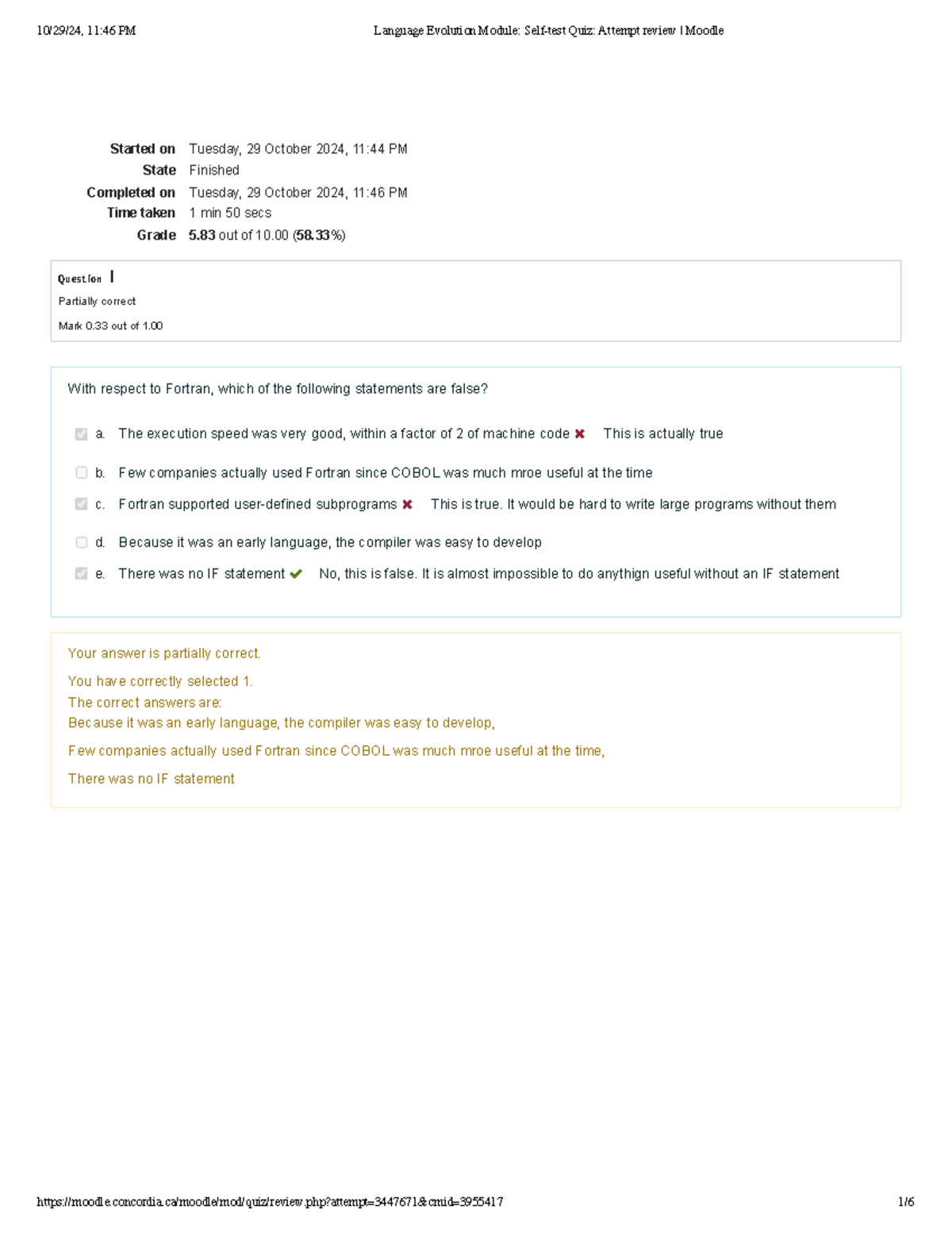 Language Evolution Module 2 - Started on Tuesday, 29 October 2024, 11: ...
