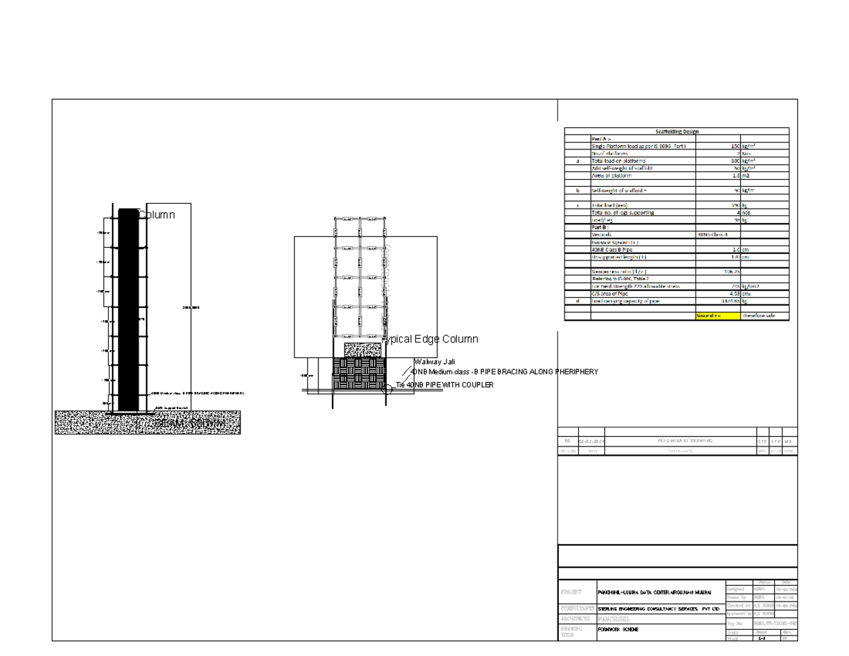 40NB Pipe Scaffold-Model - BEAM -800MM RMD Support Bracket 800 mm 1200 ...