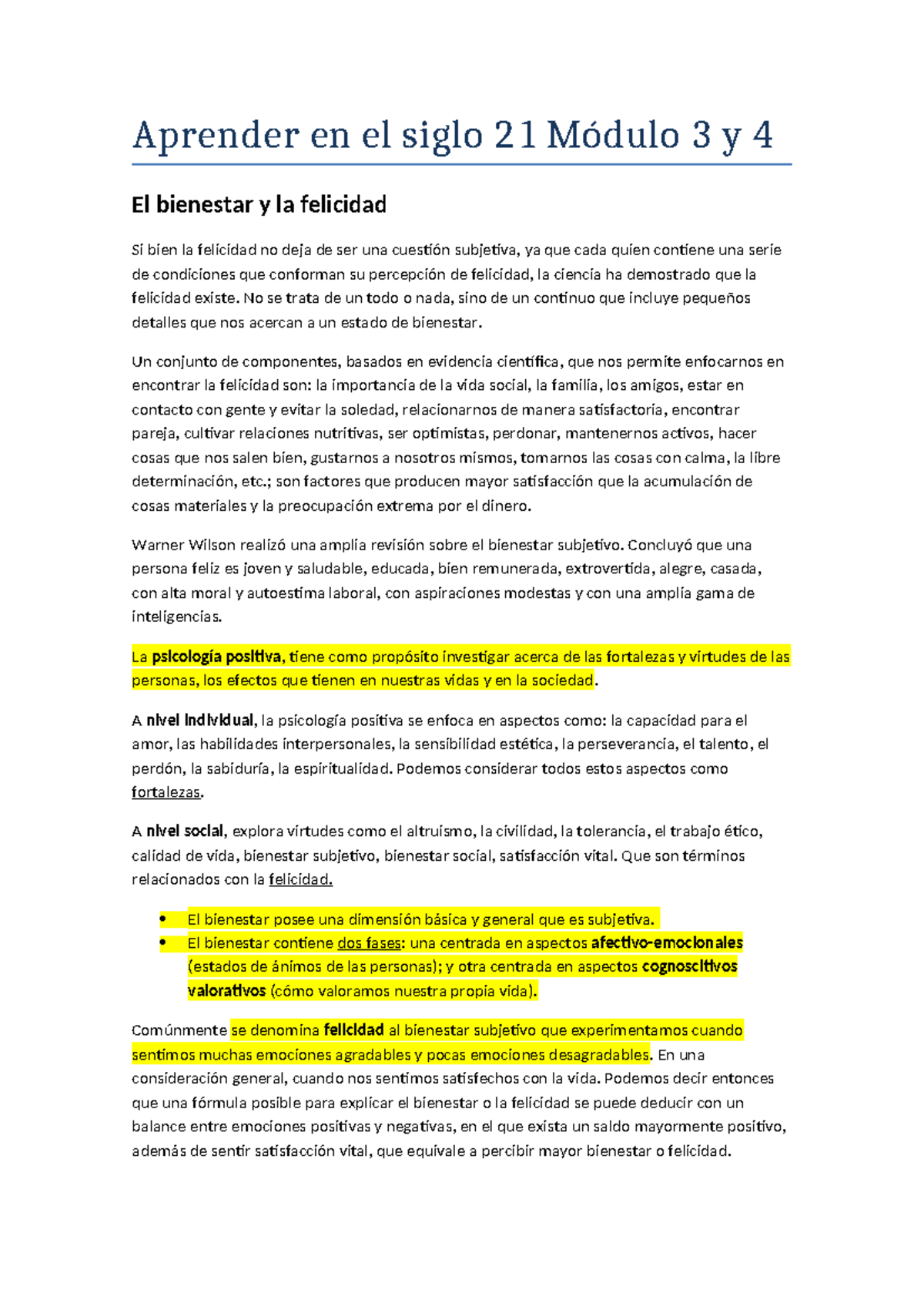 Aprender en el siglo 21 Módulo 3 y 4 - No se trata de un todo o nada ...