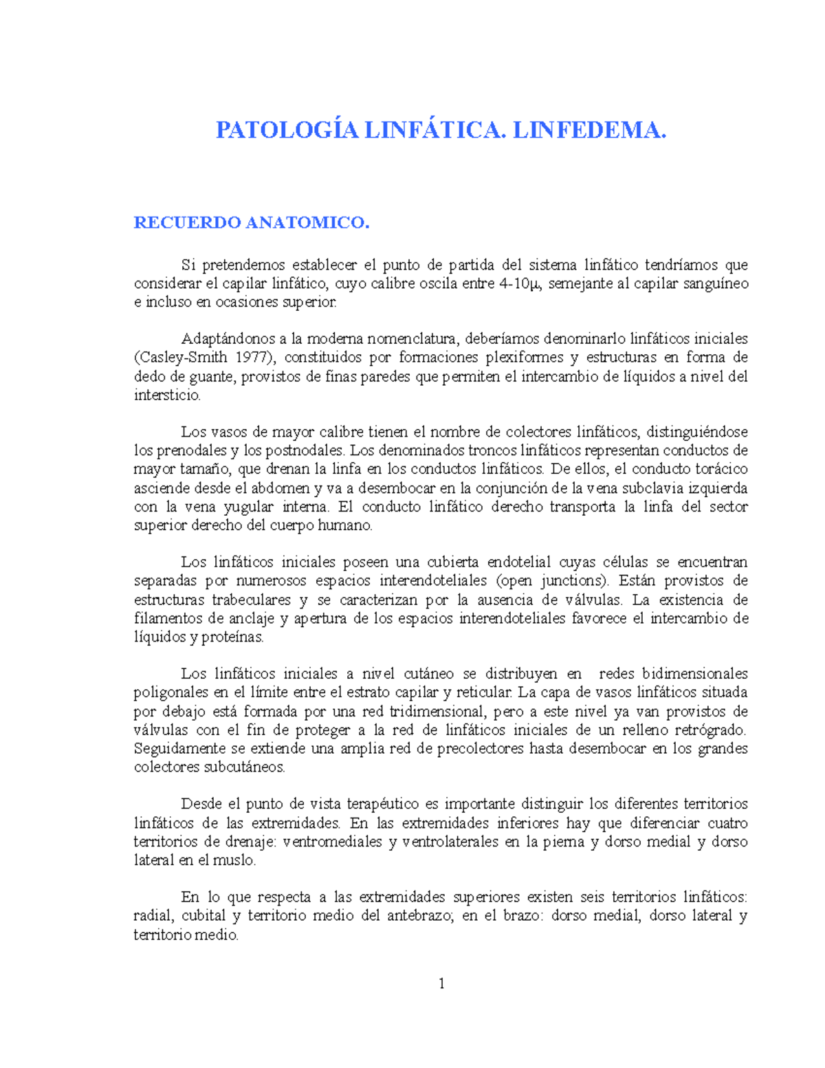 Patología Linfática - Apuntes cardiología, facultad de medicina ...