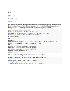 HW3-Submission - hw 3 - HW 2024 - 01 - 31 Question 5. Looking at the crime data to see if there ...