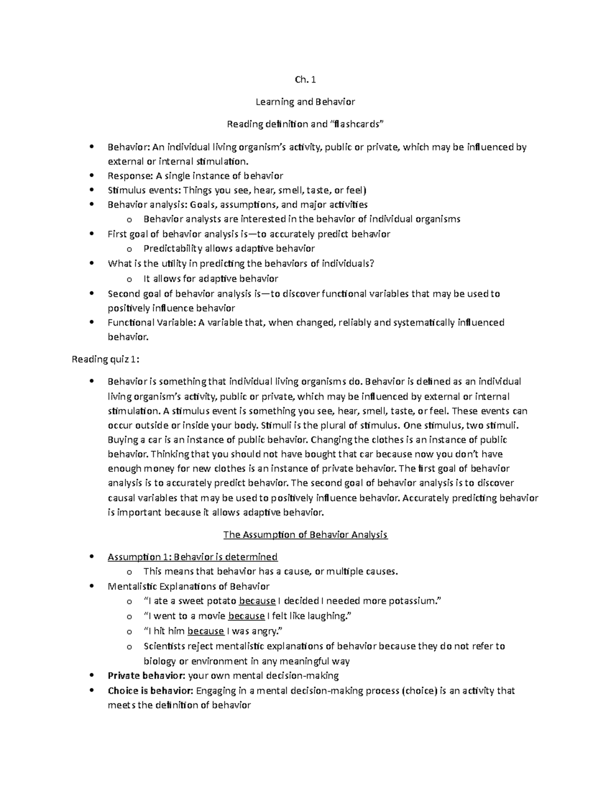 Learning And Behavior Ch 1 Ch 1 Learning And Behavior Reading learning-and-behavior-ch-1-ch-1-learning-and-behavior-reading