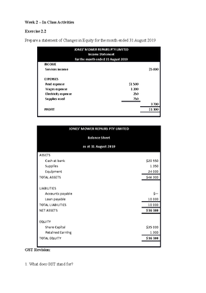 Homework 3 - Techniques of financial accounting homework - WEEK 3 ...