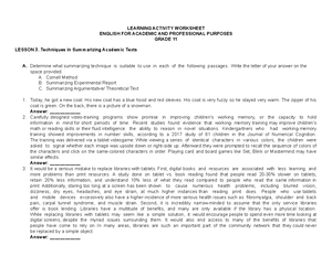 Lesson Plan (Persuasive Text for Grade 9) - ENGLISH LEARNING PORTALS 9 ...