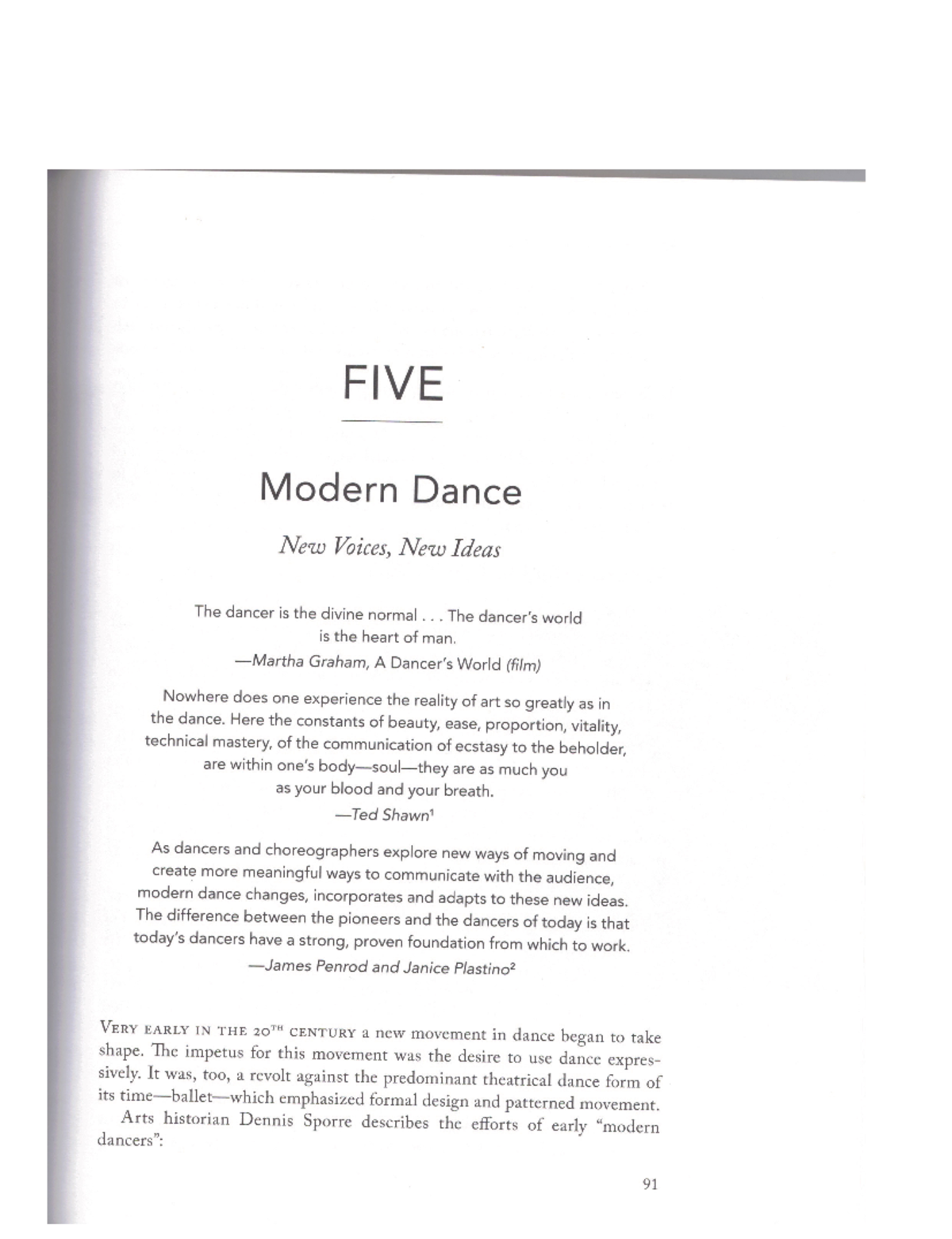 chapter 5 appreciating dance - DAN 27076 - Studocu