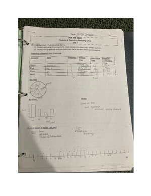 Math 1030 Normal Distribution - MATH 1030 - Studocu