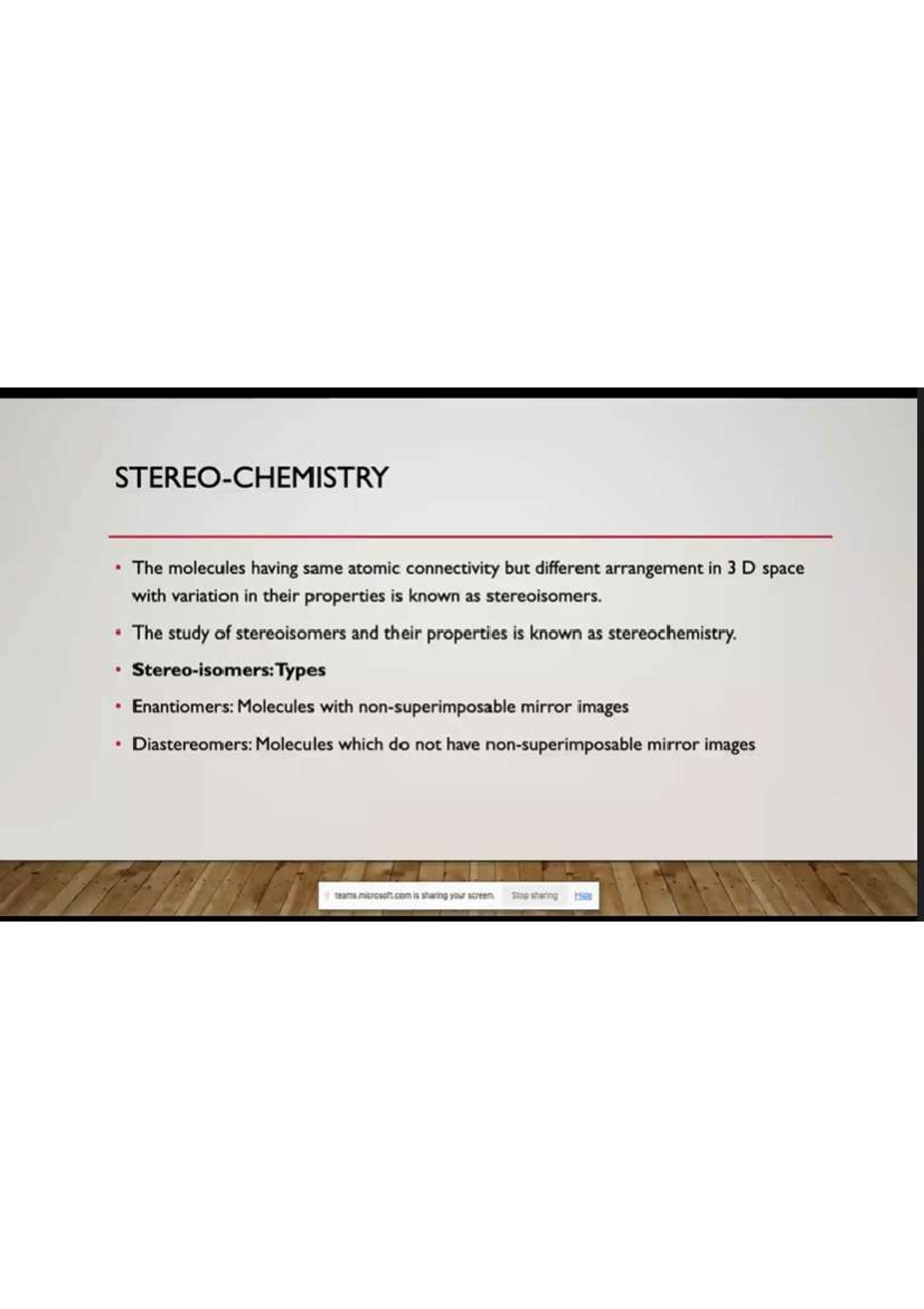 Stereochem - sterochemistry notes - The molecules having same atomic ...