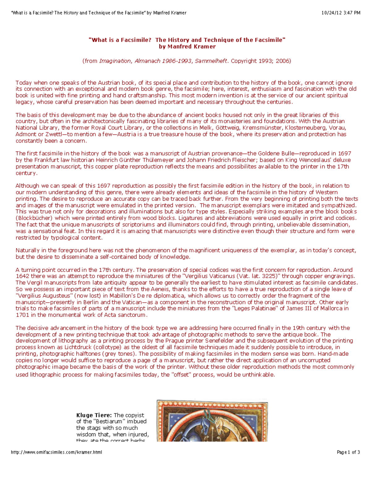 What is a Facsimile - html Page 1 of 3 "What is a Facsimile? The ...