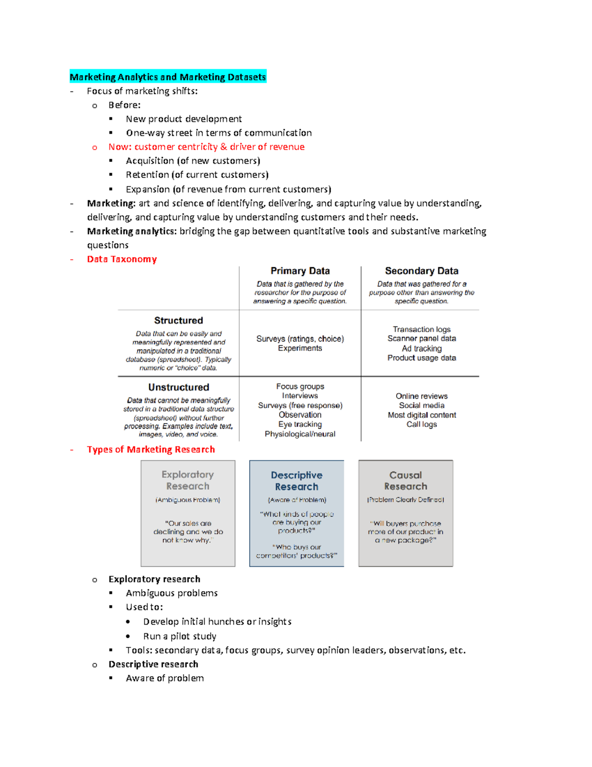 Marketing Analytics Review - Marketing Analytics and Marketing Datasets ...
