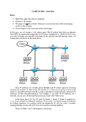 CS408-Computer Networks Spring 2024 Syllabus - Syllabus: CS408 – Computer Networks Kürşat ...