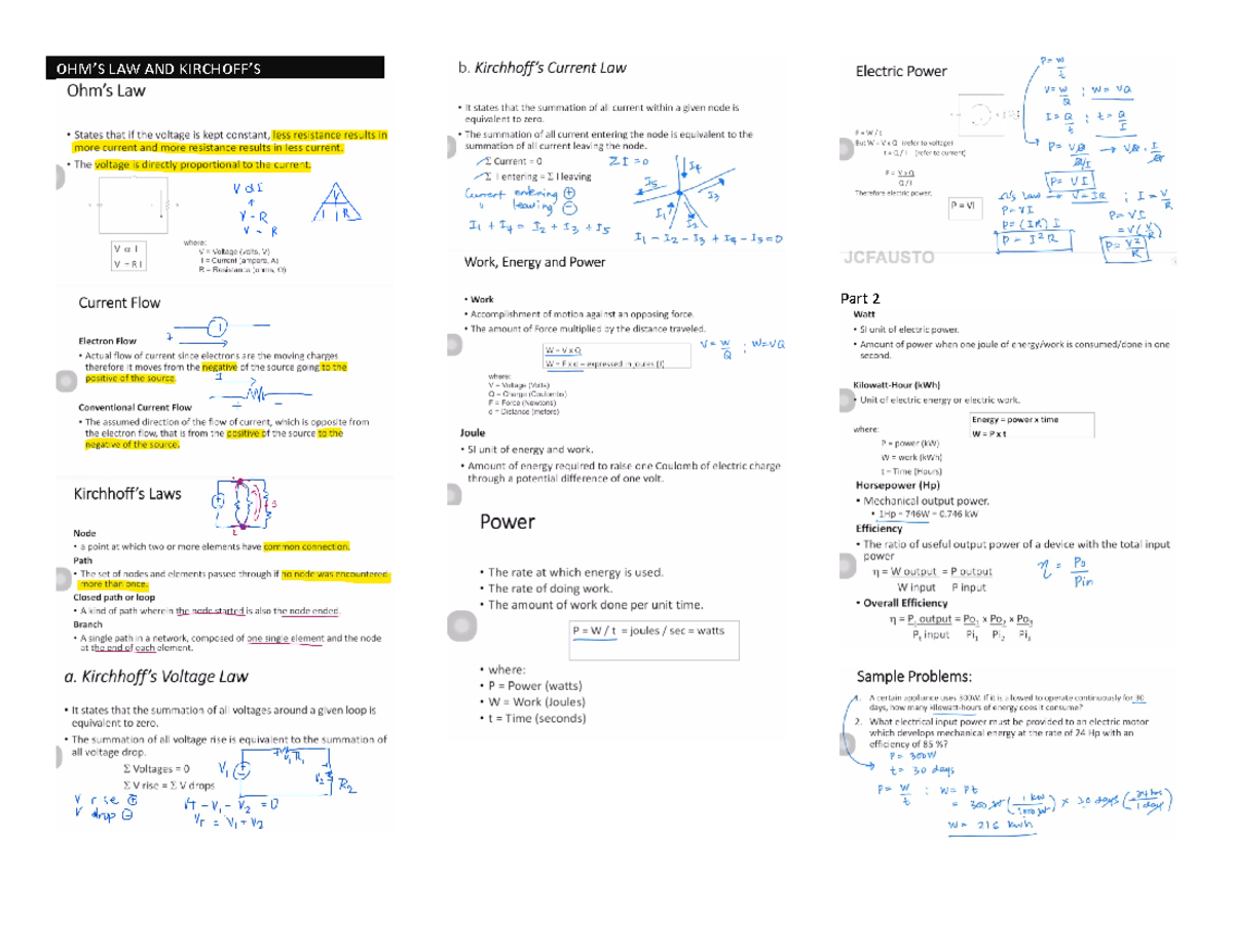 Lesson 2 - EE basic circuit - Electrical Engineer - OHM’S LAW AND KIRCHOFF’S Part 2 SERIES ...