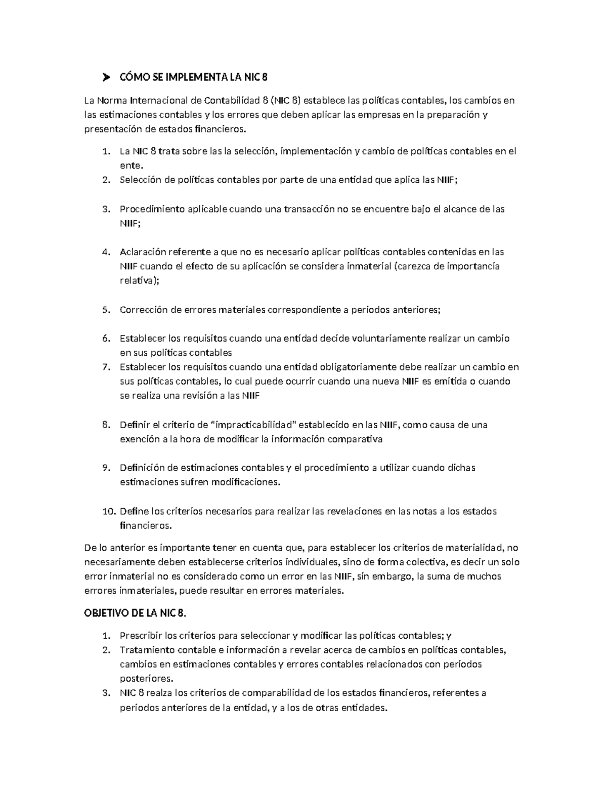 CÓMO SE Implementa LA NIC 8 EN Colombia - CÓMO SE IMPLEMENTA LA NIC 8 ...