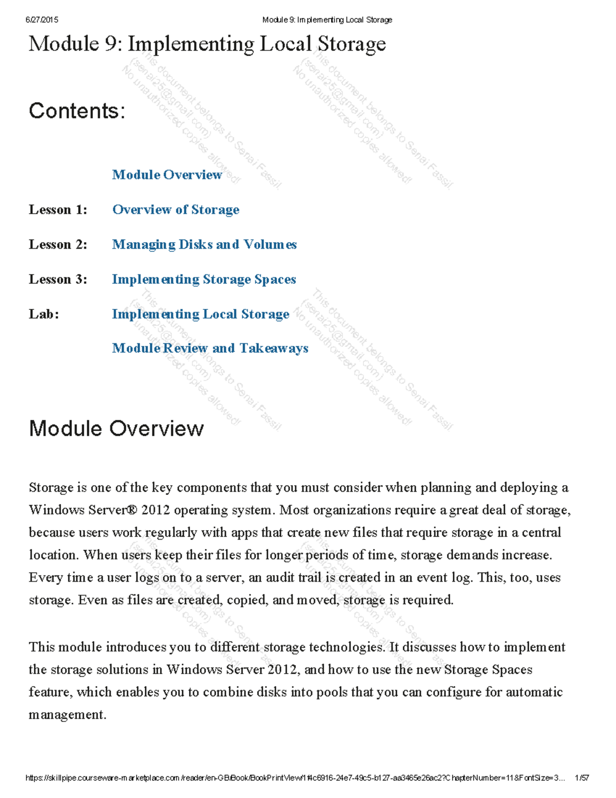 Module 9 Implementing Local Storage - Module 9: Implementing Local ...