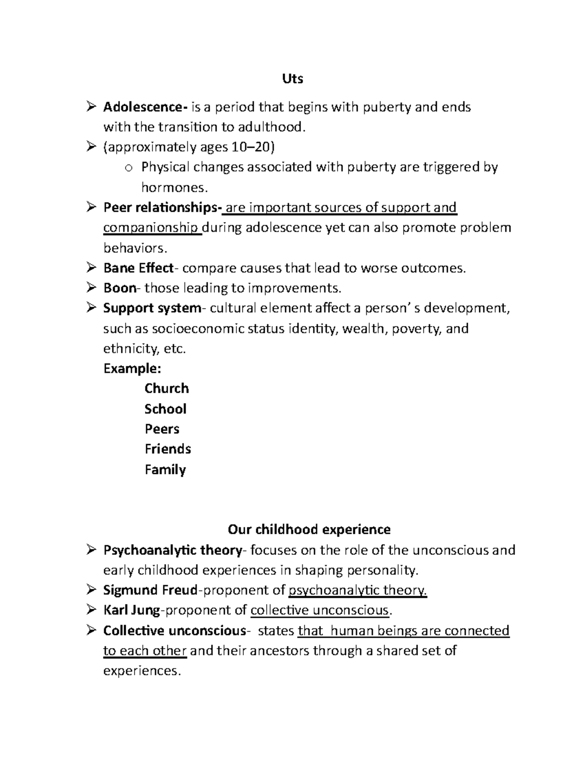 adolescence and personal development theories - Uts Adolescence- is a ...