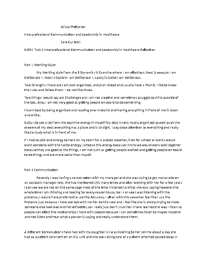 D218 Cultural Competency Reflection - Cultural Competency Reflection ...