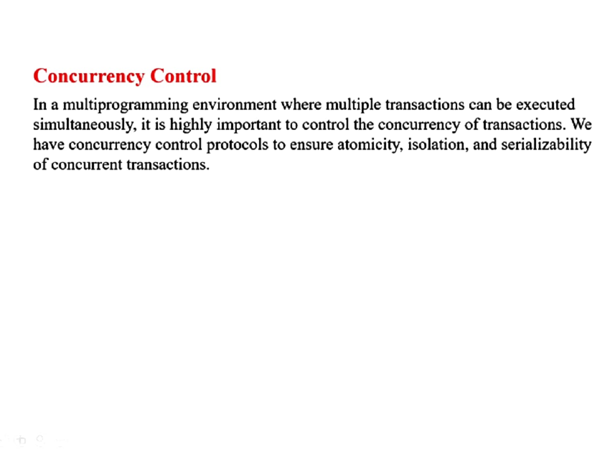 Concurrency control - Easy to understand - Concurrency Control In a ...