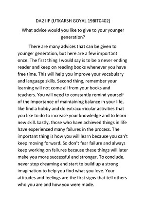 IIP-DA4 - 1ST Review - PHY1901 - IIP - First Review Name: Aravinth M ...