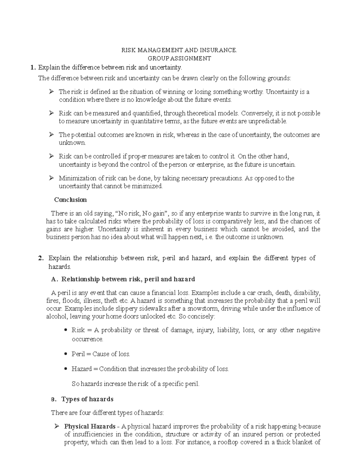 Risk Management And Insurance Individual Assgniment RISK MANAGEMENT risk-management-and-insurance-individual-assgniment-risk-management