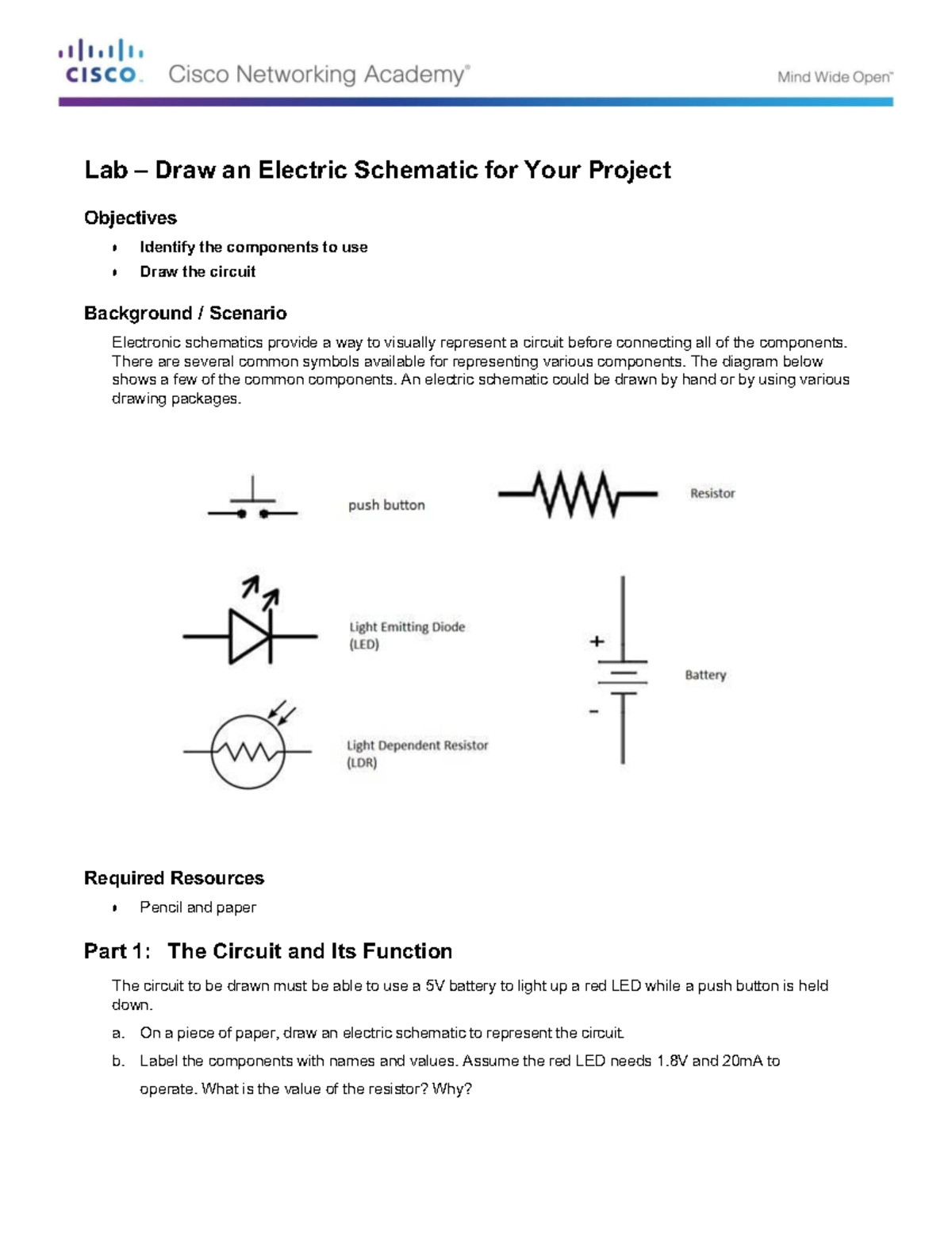 Dean-6.3 - Cognate 2; Emerging Technologies - Lab – Draw an Electric ...