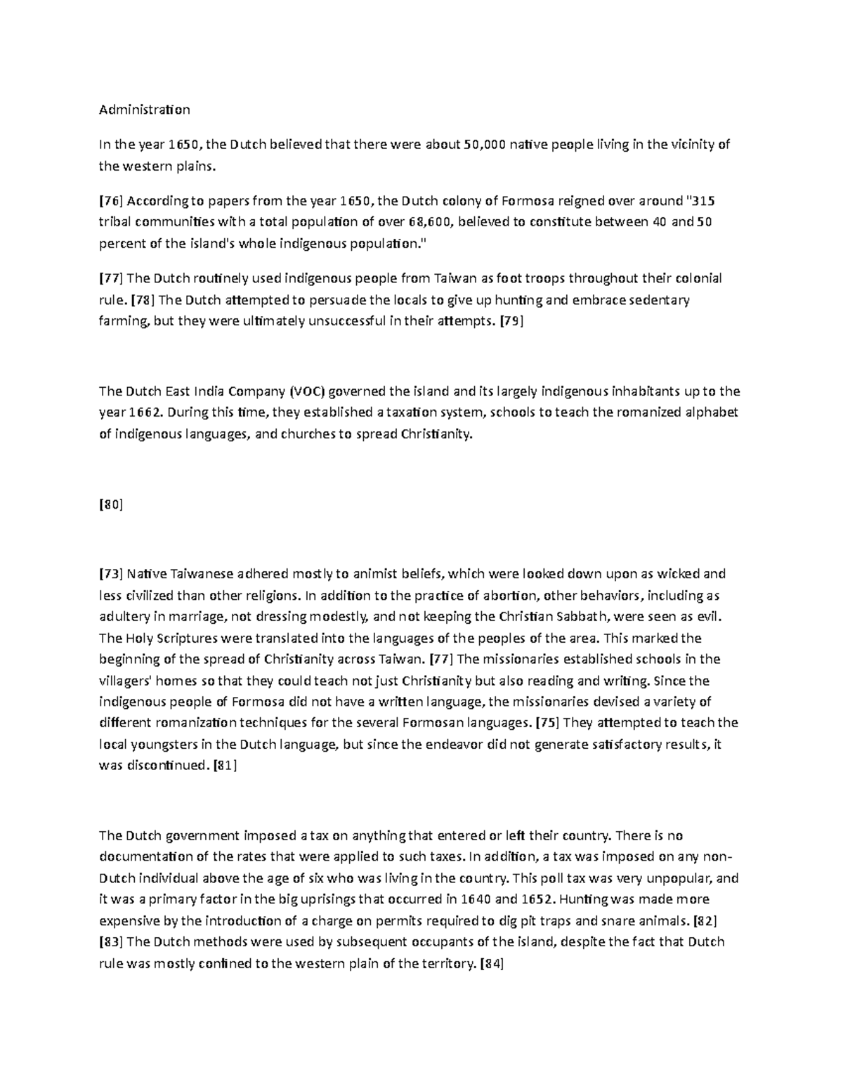 A11 - SDSDSDD - Administration In the year 1650, the Dutch believed ...