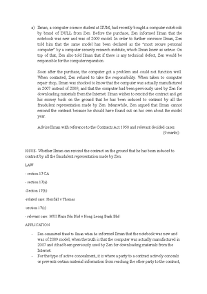 F1 - 061204- Statement of Agreed Facts - IN THE HIGH COURT OF MALAYA AT ...