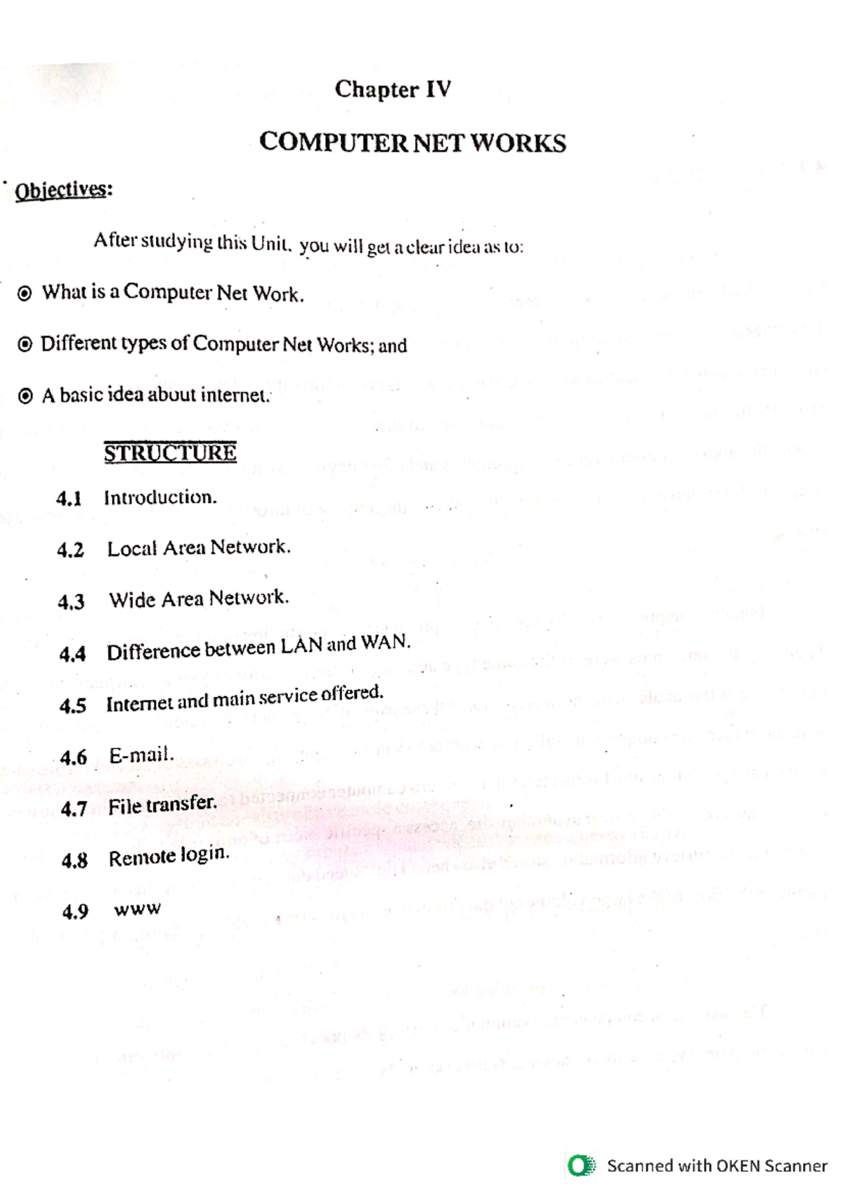 Computer Networks - Brief NOTE - B.Com - Studocu