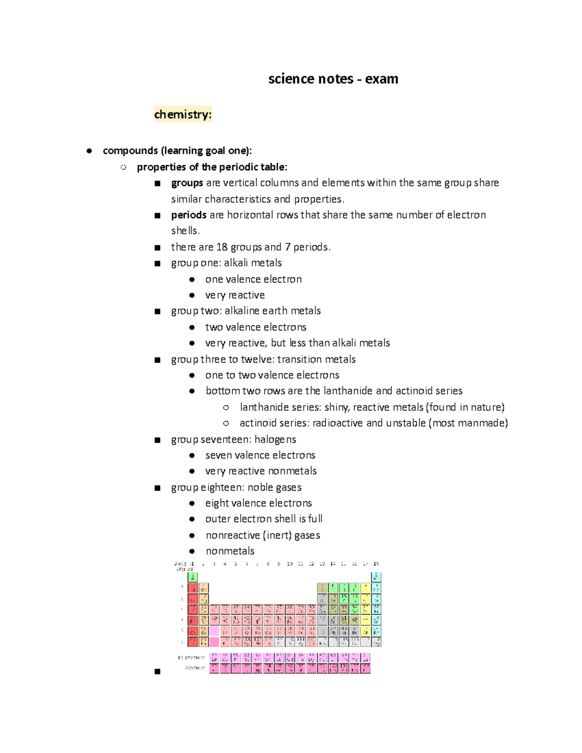 Science notes - about ions and acids and bases - science notes - exam ...