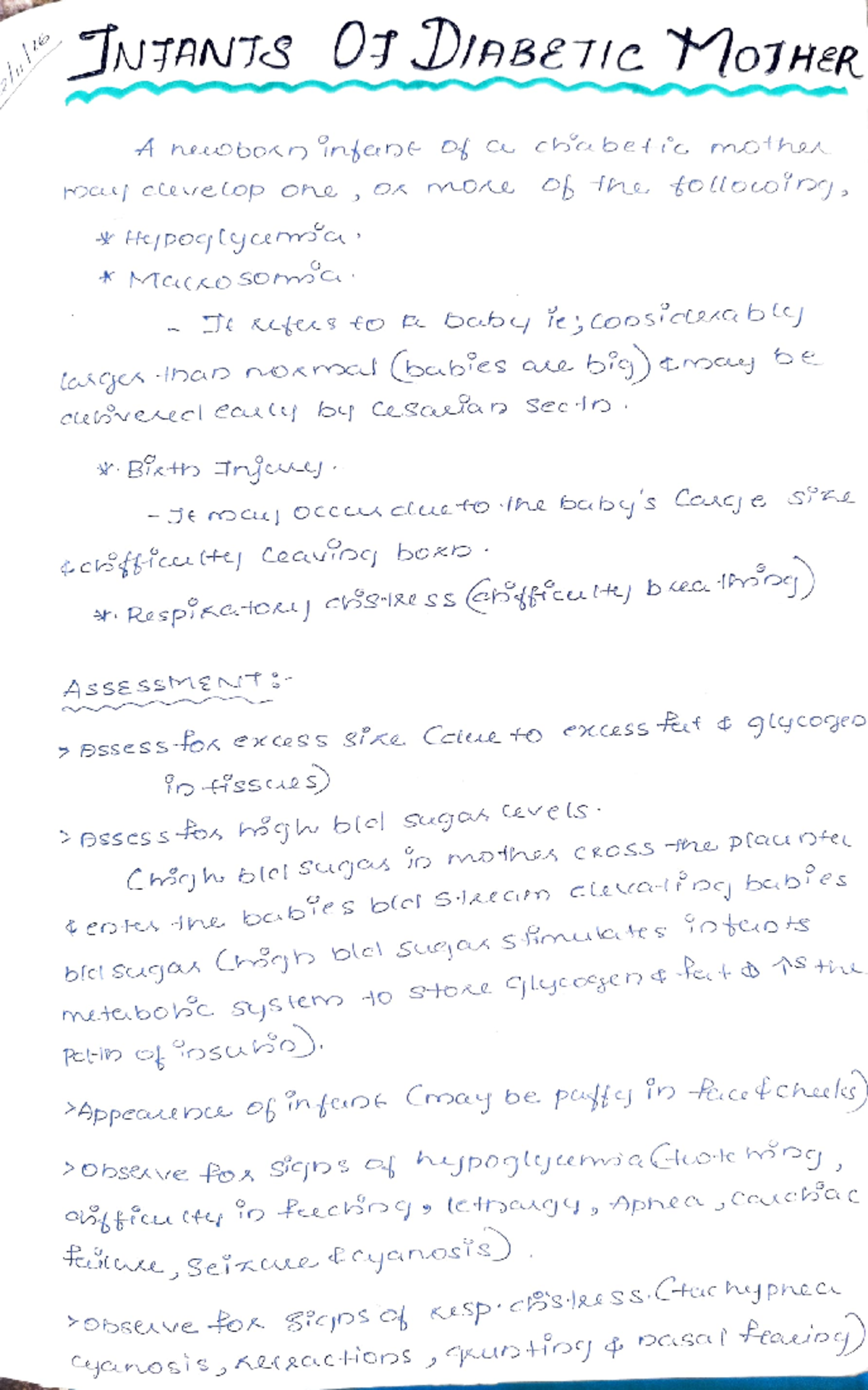 Infants of Diabetic Mother - JNTANTS 0J DIABE 11c YoTHER 4 neuoborn ...