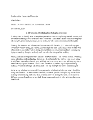 Module 5 - SNHU 107 Module Five Journal Template Complete all parts of ...