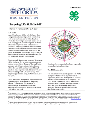 HFLS002 - UL - Foundation In Life Skills - Studocu