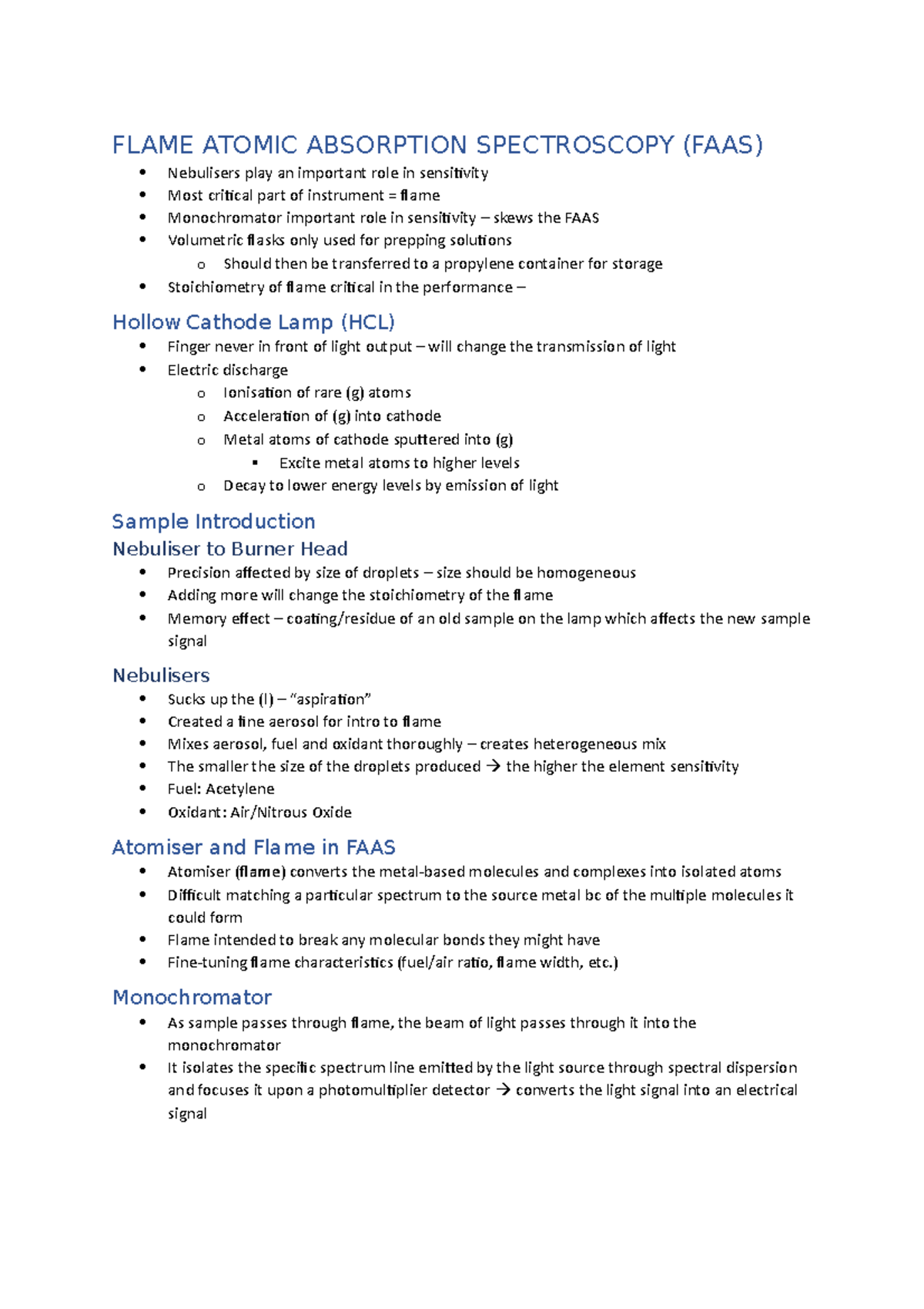 4. Flame Atomic Absorptsion Spectroscopy - FLAME ATOMIC ABSORPTION ...