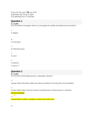 MN568 Quiz Unit 2 - Random Section 1 Question 1 2 / 2 points Which of ...
