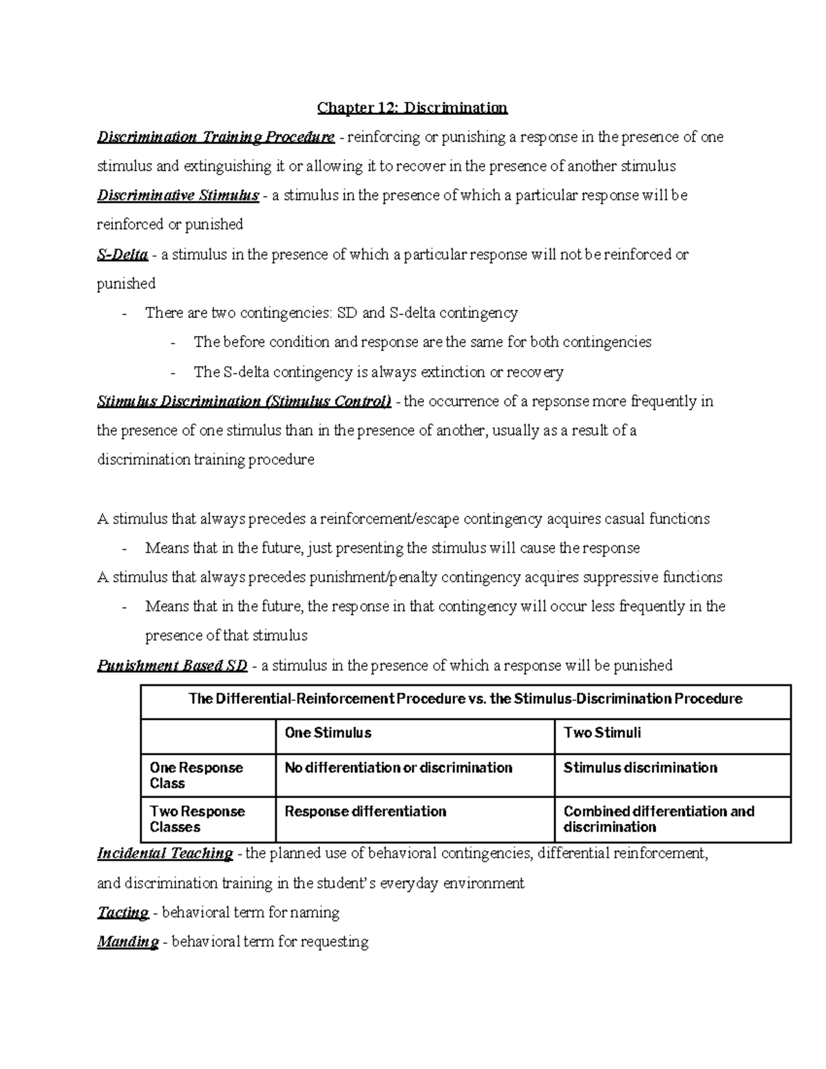Chapter 12 Discrimination - Chapter 12: Discrimination Discrimination ...