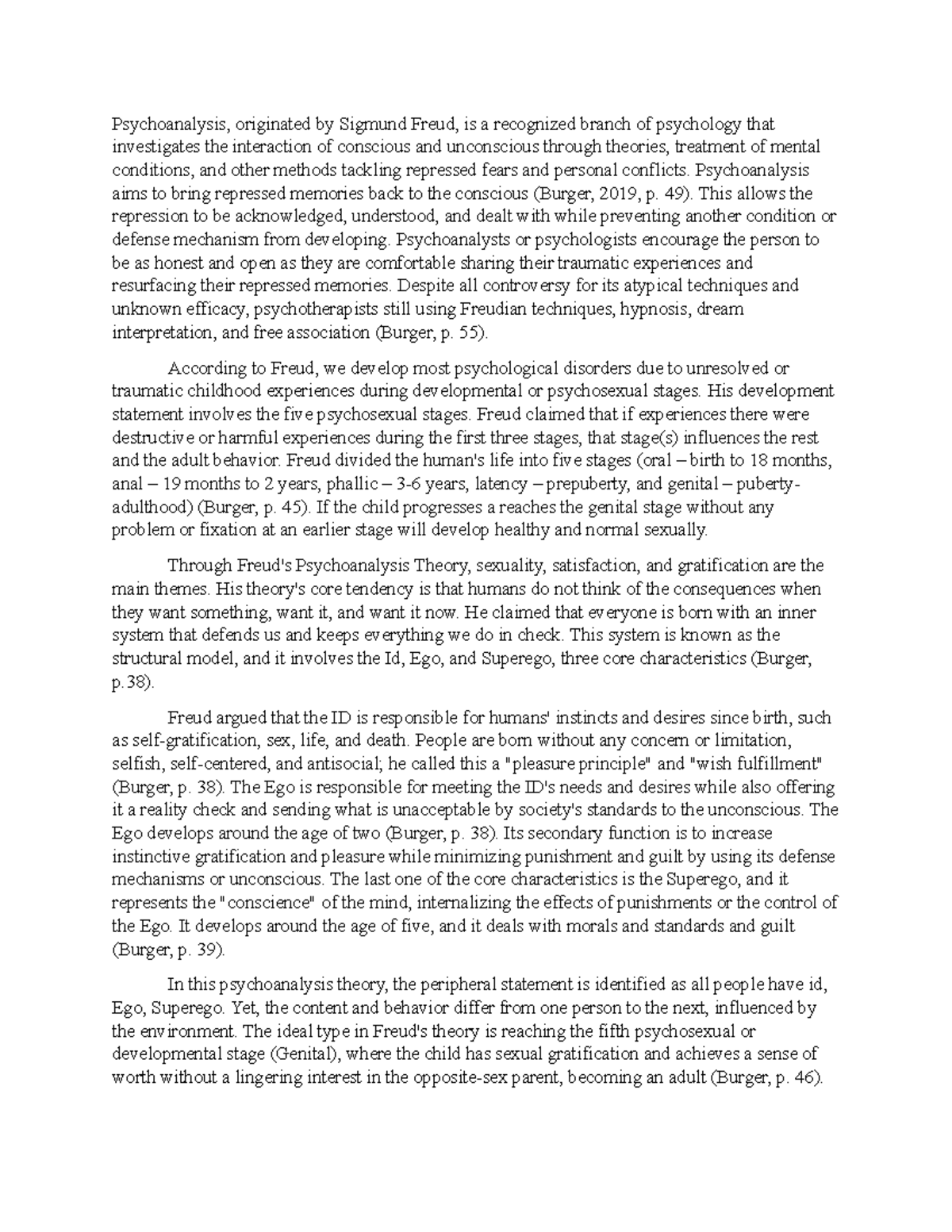 Psychoanalysis Perspective and Personality Week 2 - Psychoanalysis ...