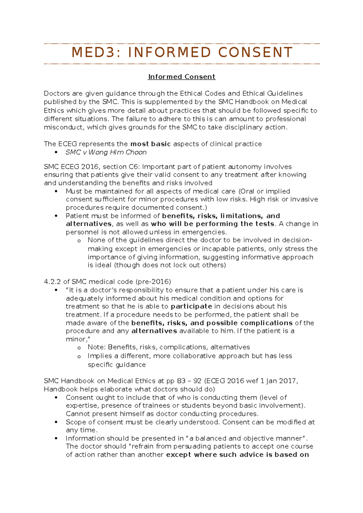 MED3 Informed Consent final - MED3: INFORMED CONSENT Informed Consent ...