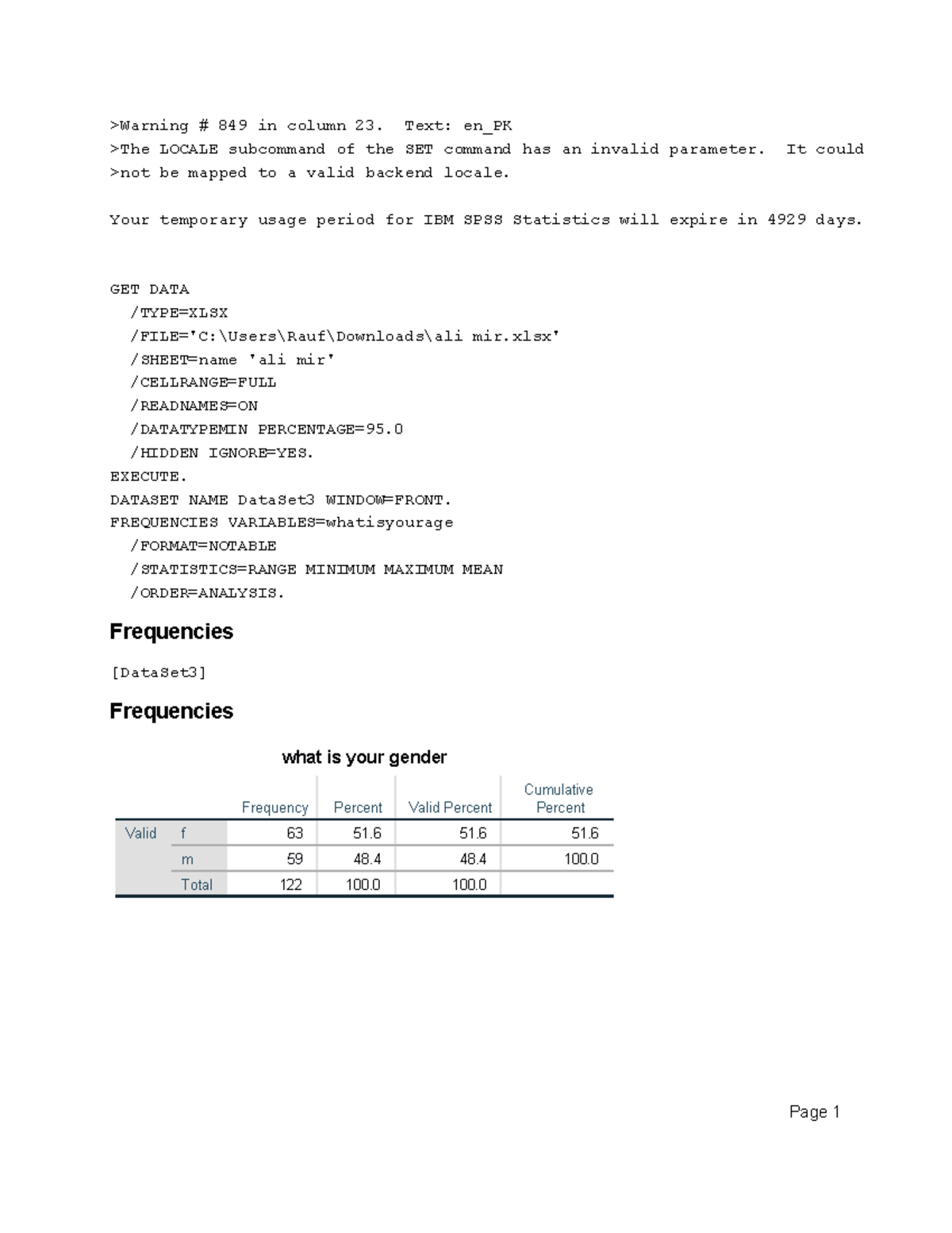 Ali mir - nmmmm - >Warning # 849 in column 23. Text: en_PK >The LOCALE ...