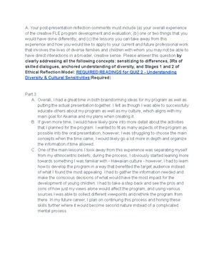 Creative FLE Program - When looking for articles that pertained closely ...