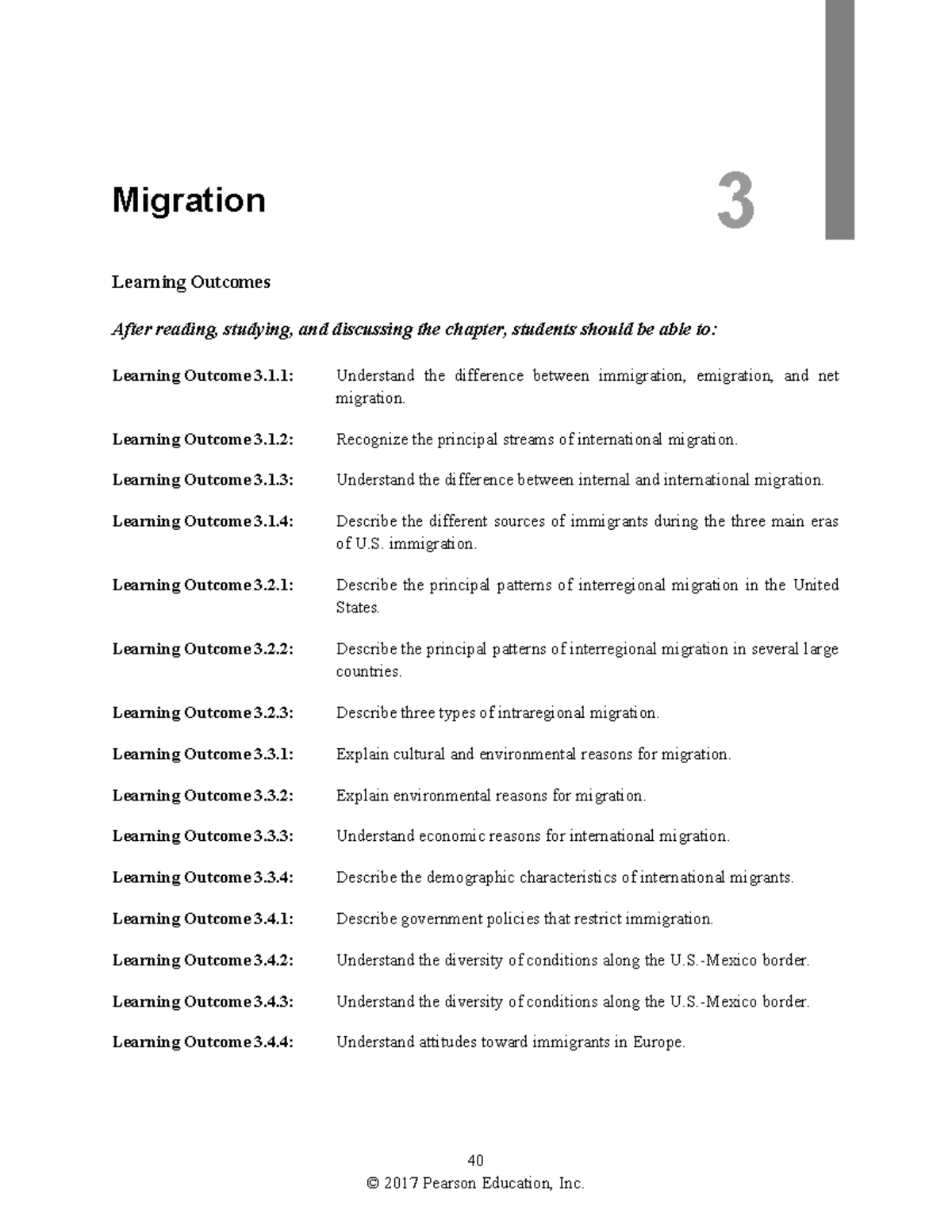 Chapter 3 - answers for novel portfolio - Migration Learning Outcomes ...