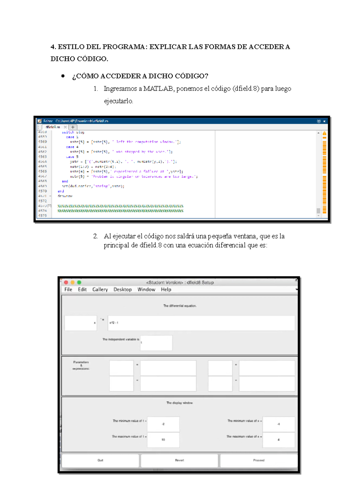 Estilos dfield - 4. ESTILO DEL PROGRAMA: EXPLICAR LAS FORMAS DE ACCEDER ...