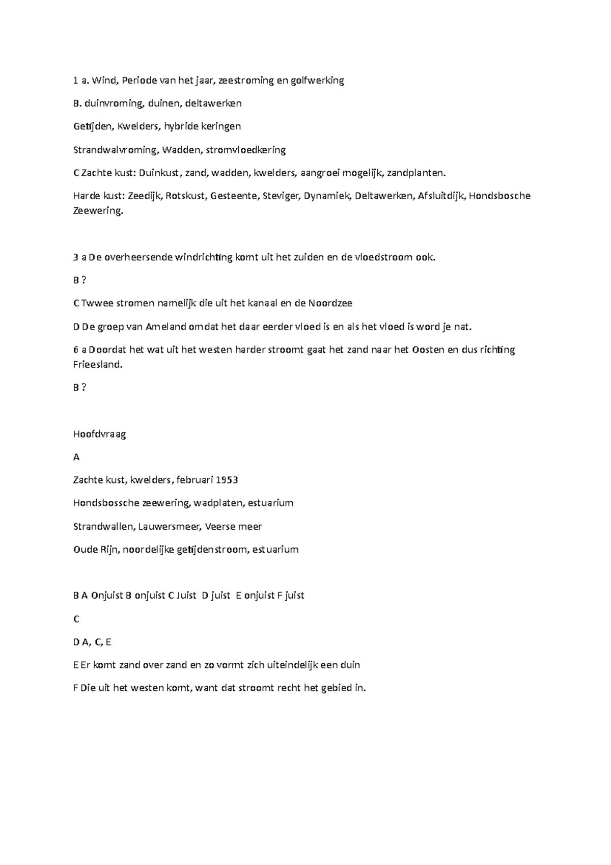 ak 5 vwo opdracthen paragraaf 4.3 - 1 a. Wind, Periode van het jaar ...