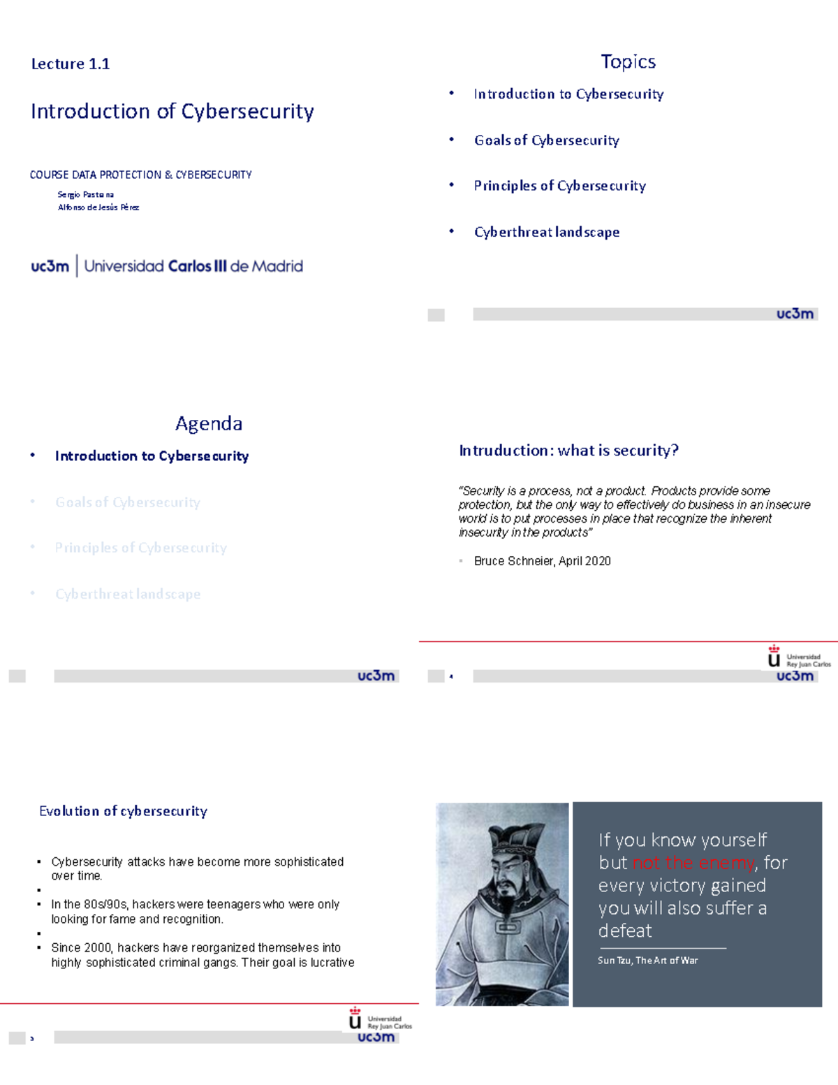 Cybersecurity Midterm - COURSE DATA PROTECTION & CYBERSECURITY Introduction of Cybersecurity ...