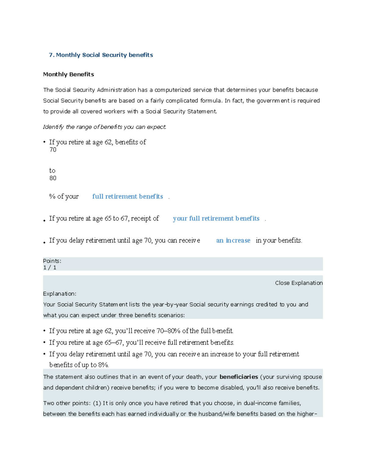 7. Monthly Social Security benefits - 7. Monthly Social Security ...