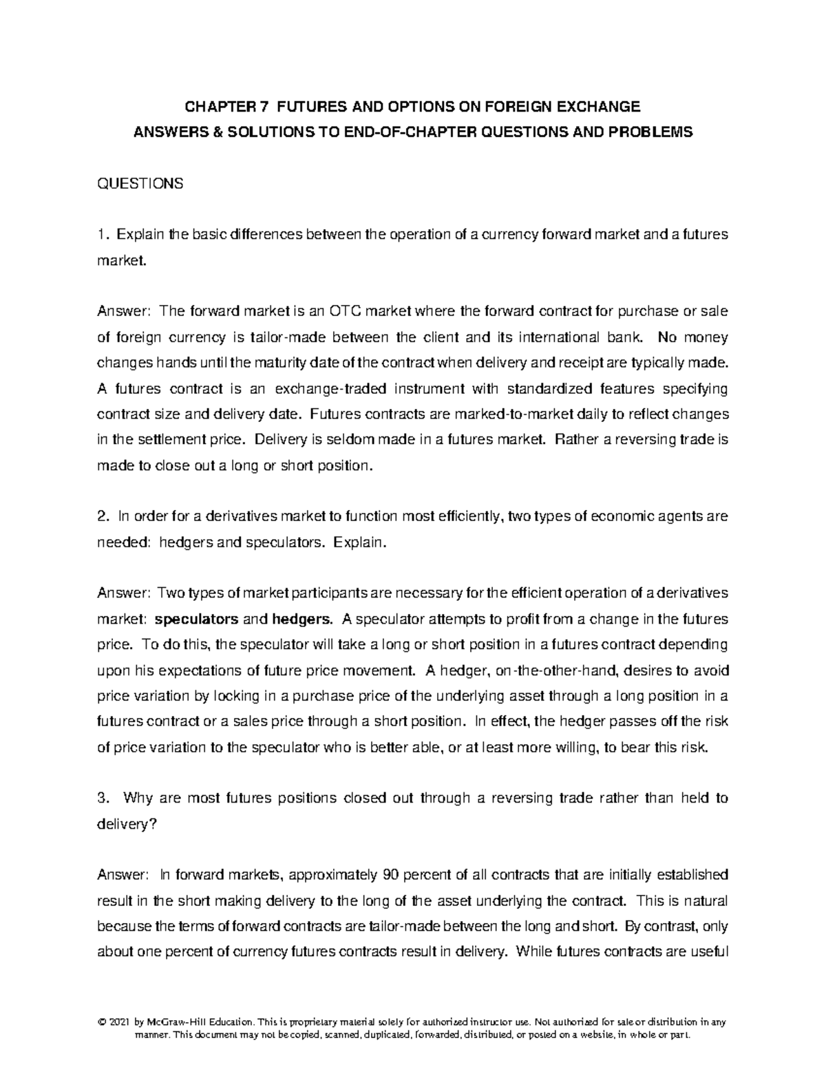 BSAD 183 answer keys 2nd half - © 2021 by McGraw-Hill Education. This ...