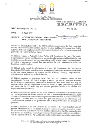 Guide in Filling Out PDS - GUIDE TO FILLING UP THE PERSONAL DATA SHEET ...