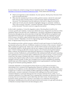 Module 6 6-2 Simulation Discussion Fiscal Policy ECO 202 - In your ...