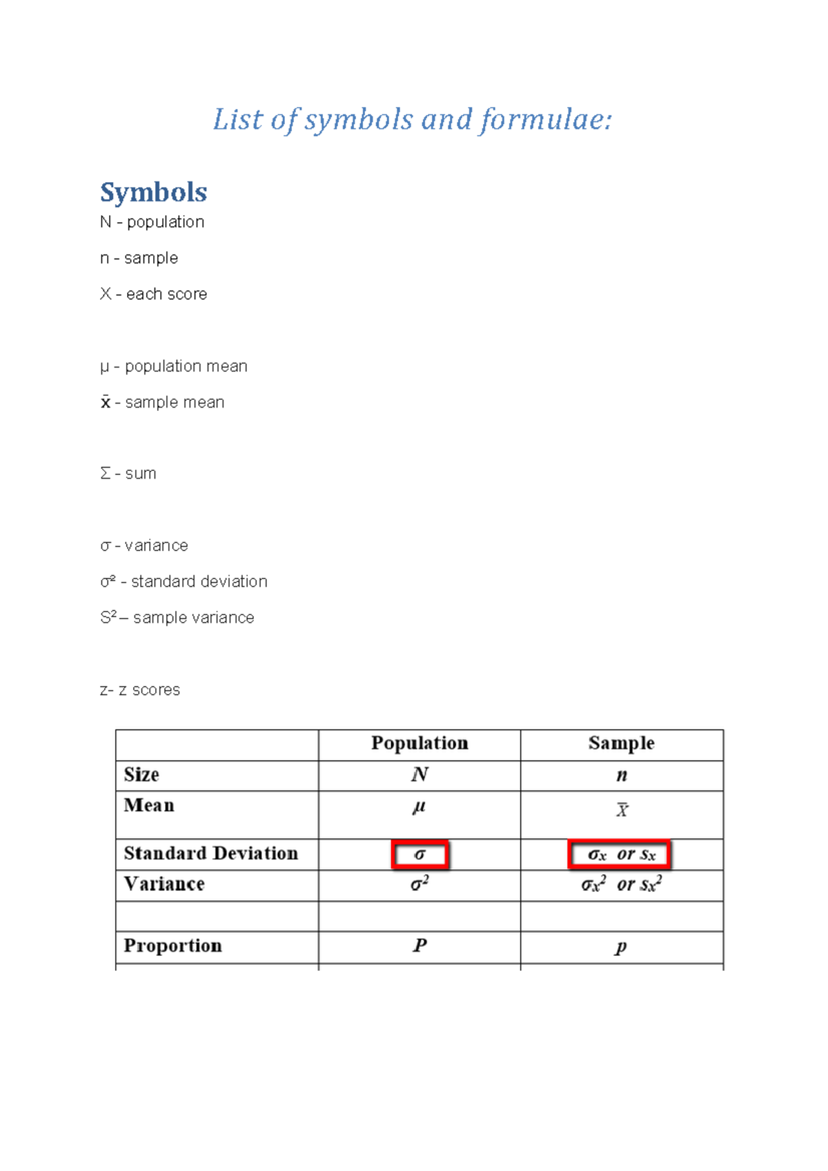 List of symbols and formulae - List of symbols and formulae: Symbols N ...